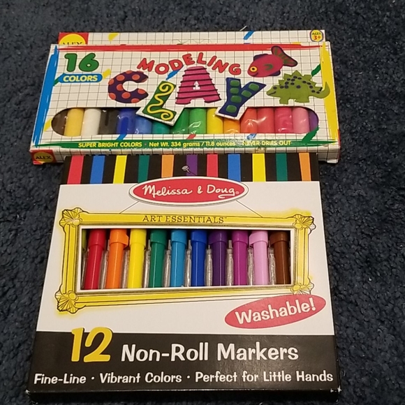 Melissa & Doug | Toys | New Melissa Doug Markers And Modeling Clay ...